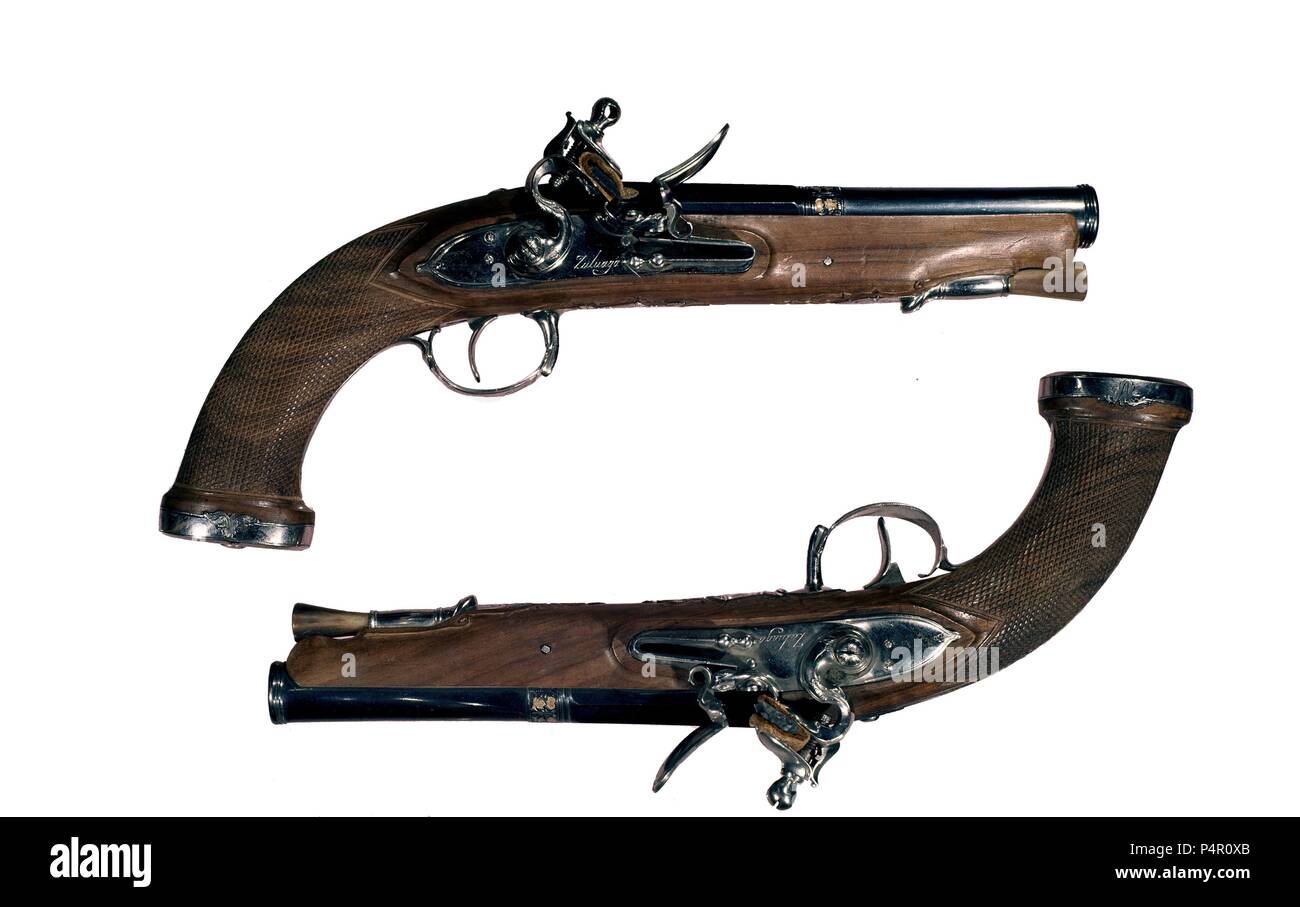 PISTOLA DE SILEX 1810. MANUFACTURA DE EIBAR. Author: Eusebio Zuloaga ...