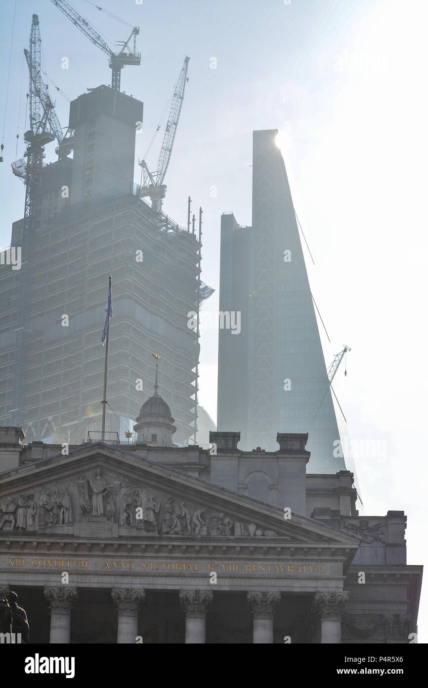 Bank Square, home to the Bank of England and Bank Station, City of ...
