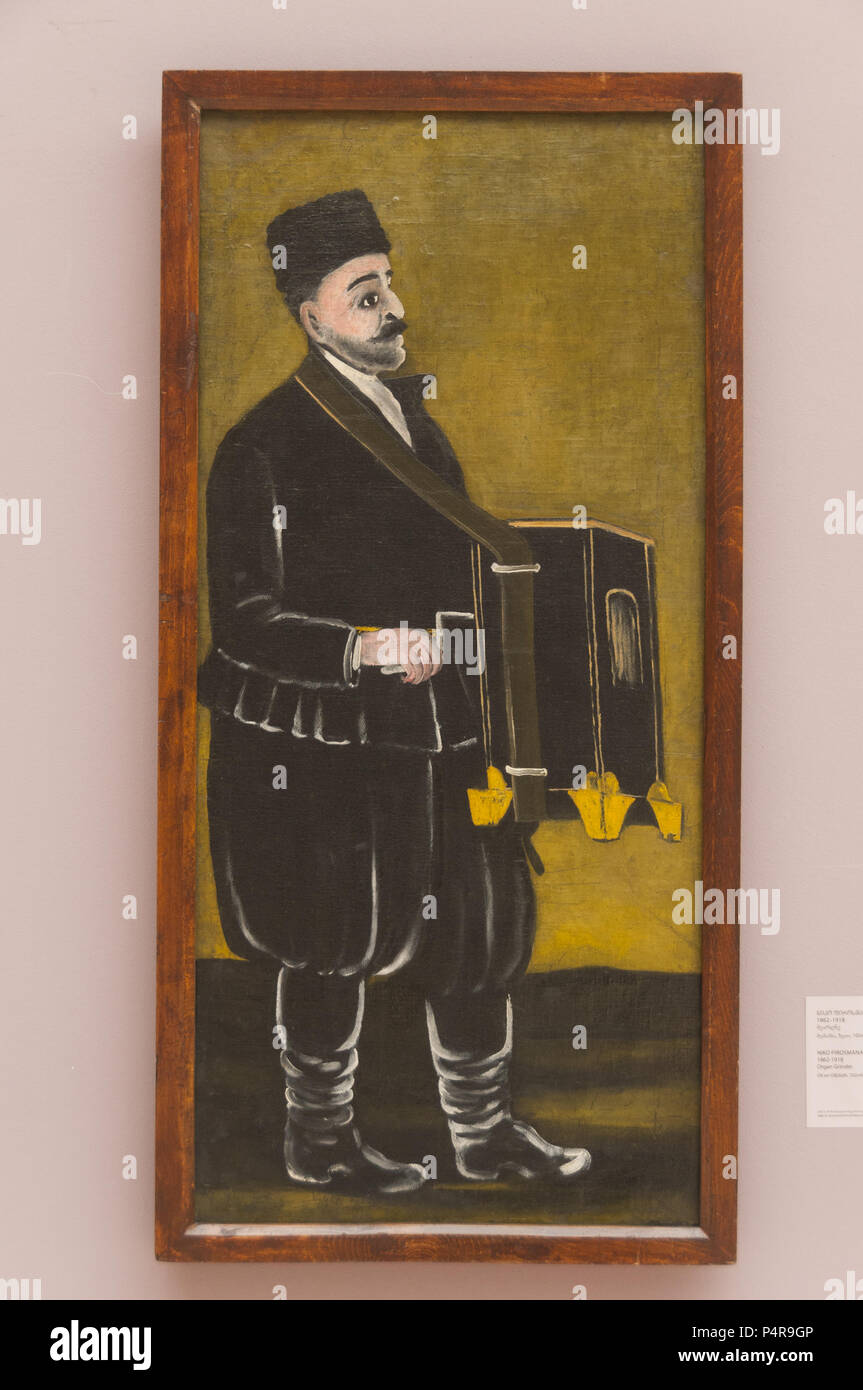 Georgia, Tbilisi, National Gallery, painting by famous Georgian artist ...