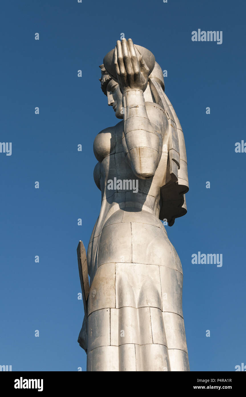 Georgia, Tbilisi, Old Town, statue of Mother Georgia, Kartlis Deda ...