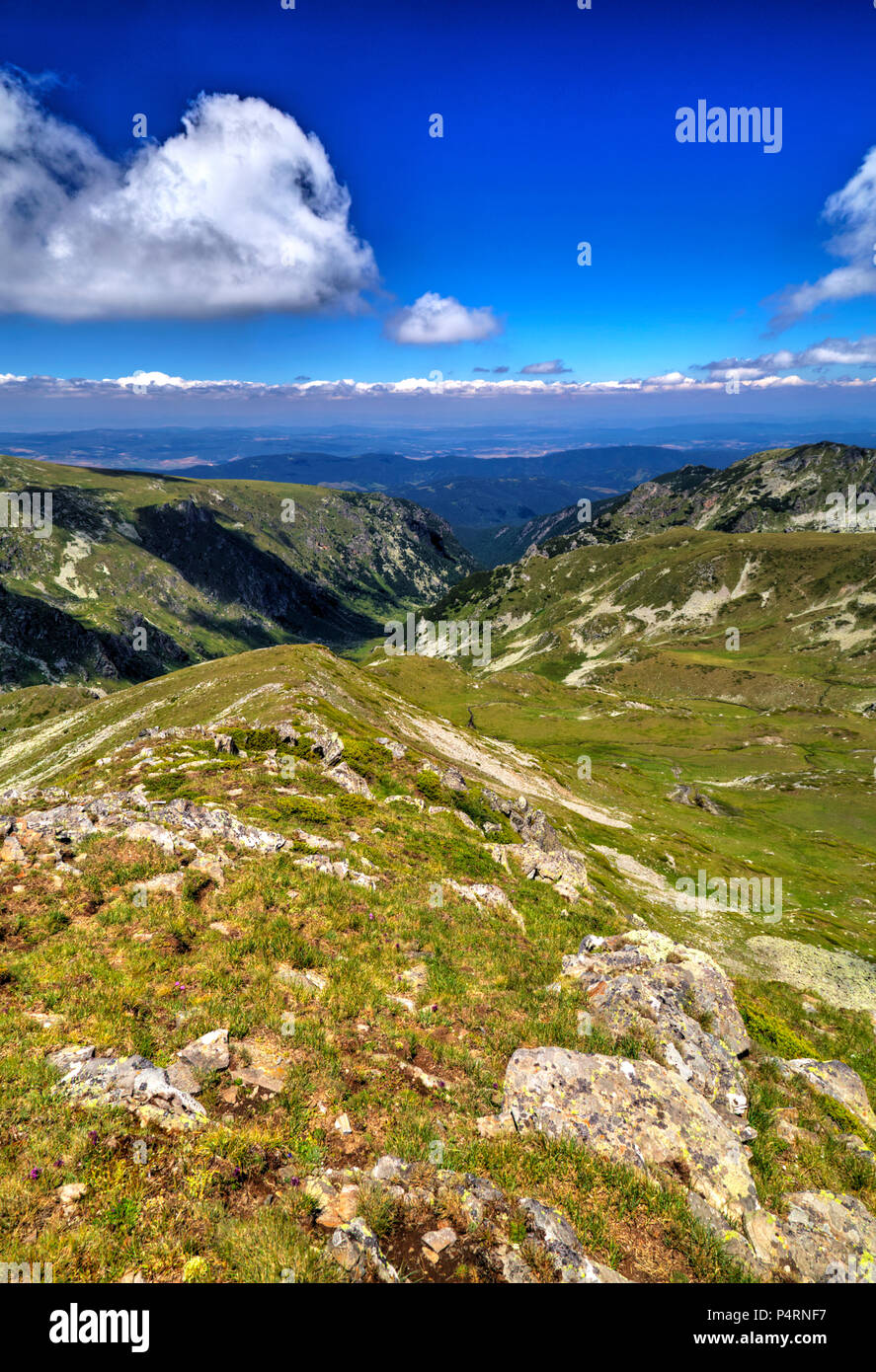 Beautiful landscape in the high mountain Stock Photo - Alamy