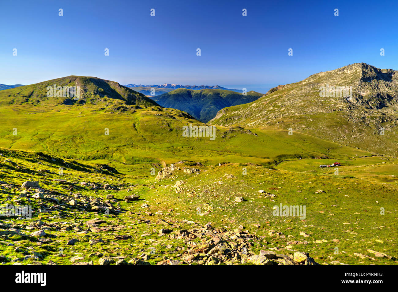 Beautiful landscape in the high mountain Stock Photo - Alamy
