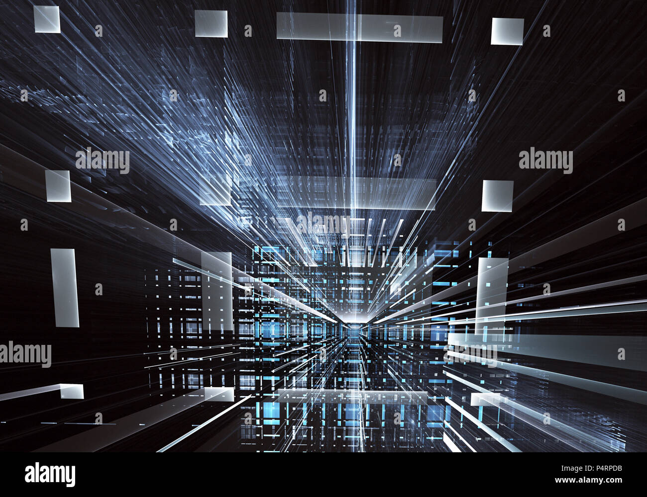 Abstract technology illustration Stock Photo - Alamy