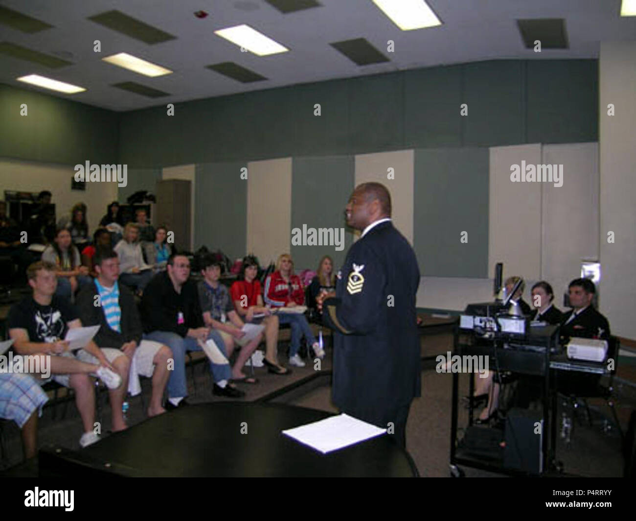 PALM COAST, FL (February 22, 2010) Chief Musician Daryl Duff leads a ...