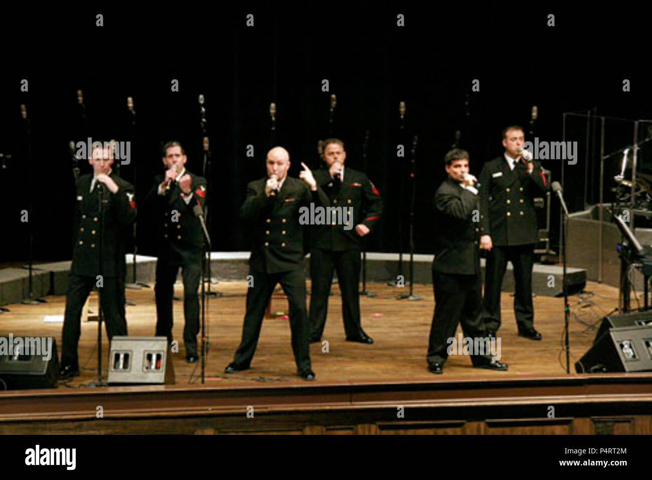 HUBER, GEORGIA (March 2, 2010) Men from the U.S. Navy Band's Sea ...