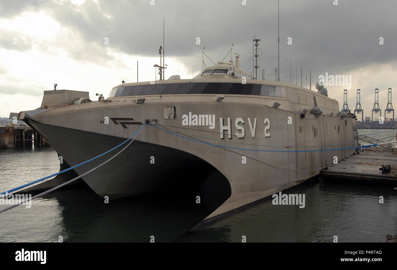 The u s navy high speed vessel hsv 2 swift hi-res stock photography and ...
