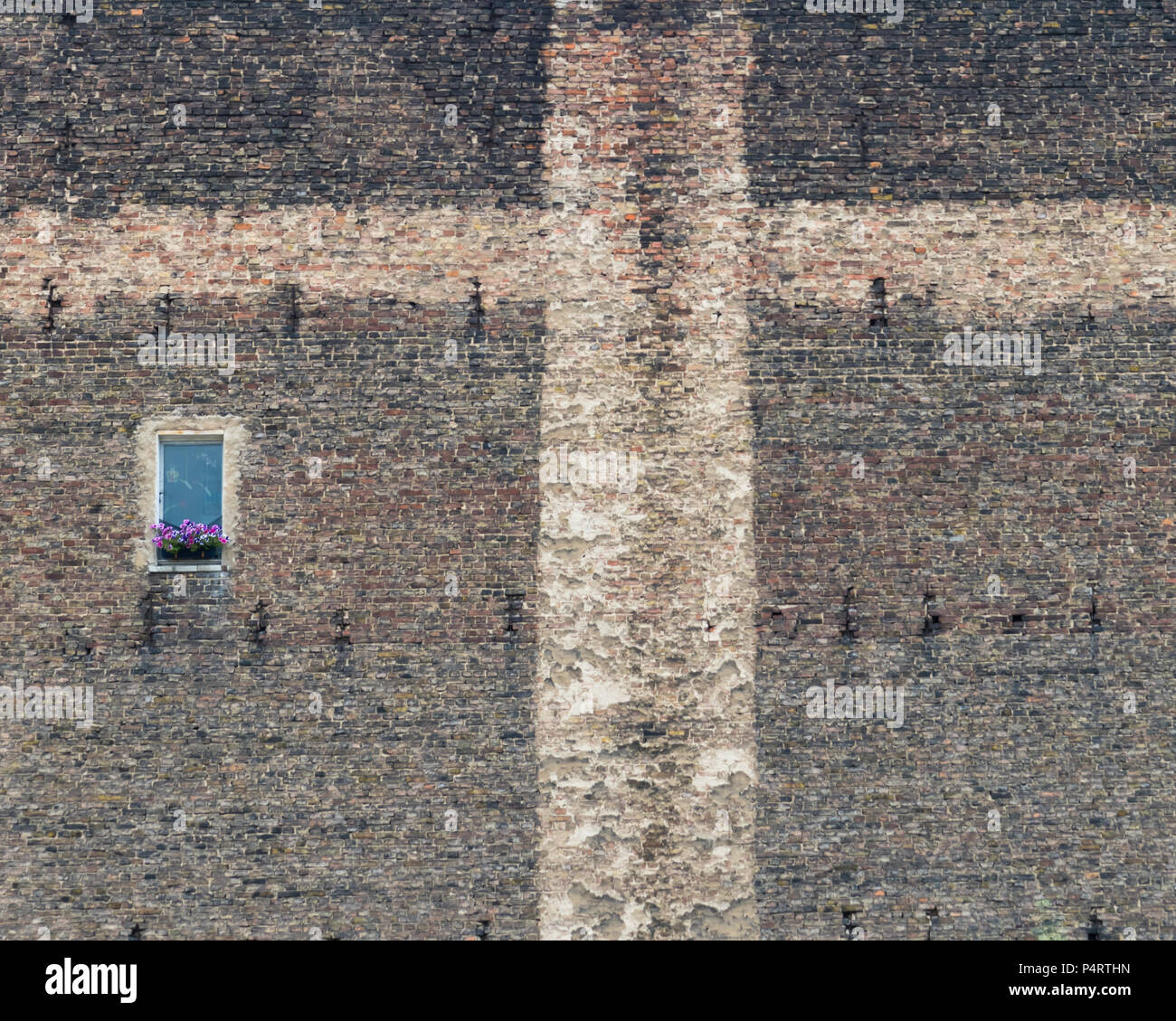 the cross on the house facade Stock Photo - Alamy