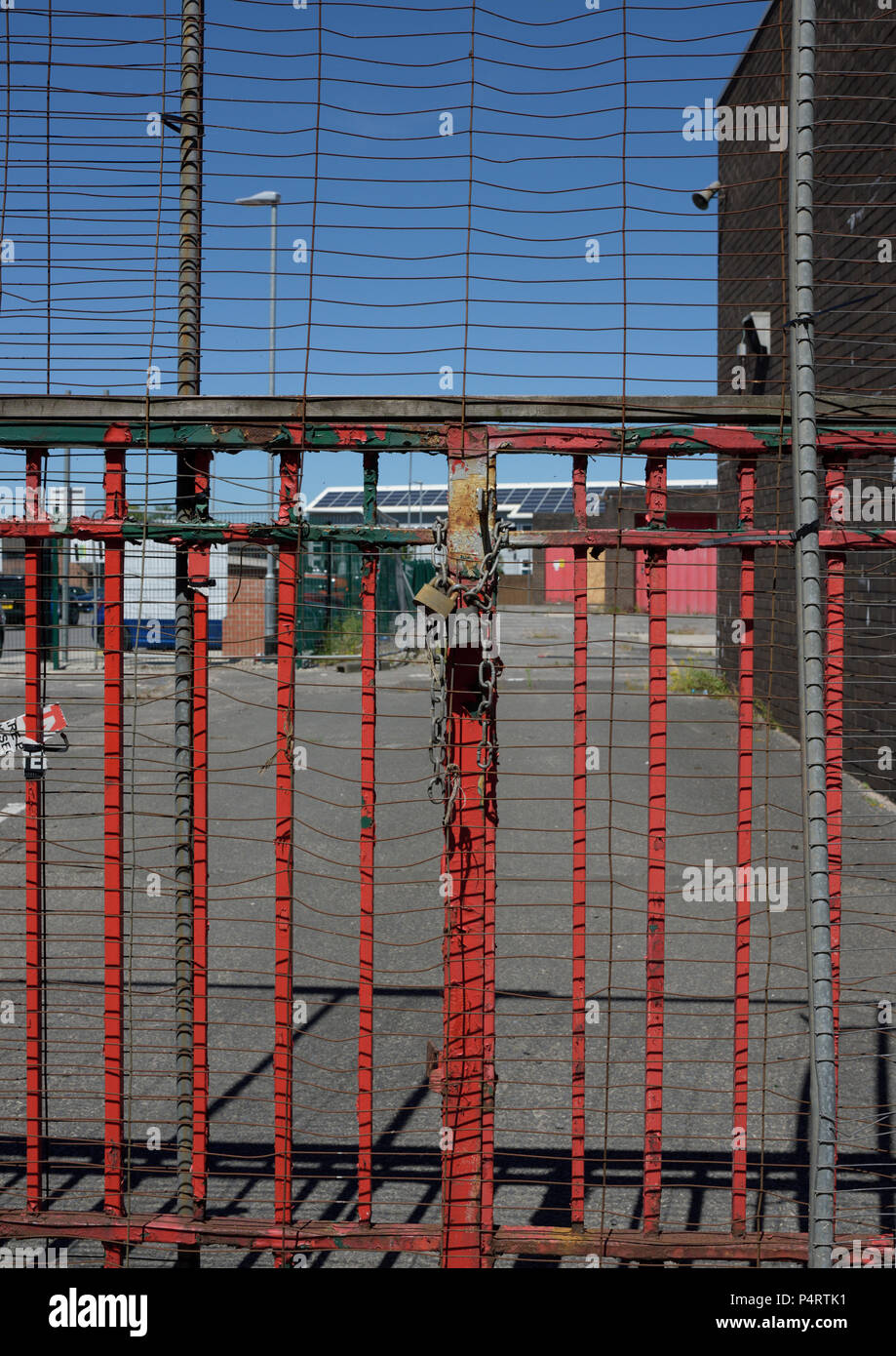 Padlocked Gates High Resolution Stock Photography and Images - Alamy