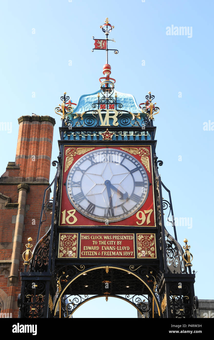 The much photographed and landmark Eastgate Clock, on the historical ...