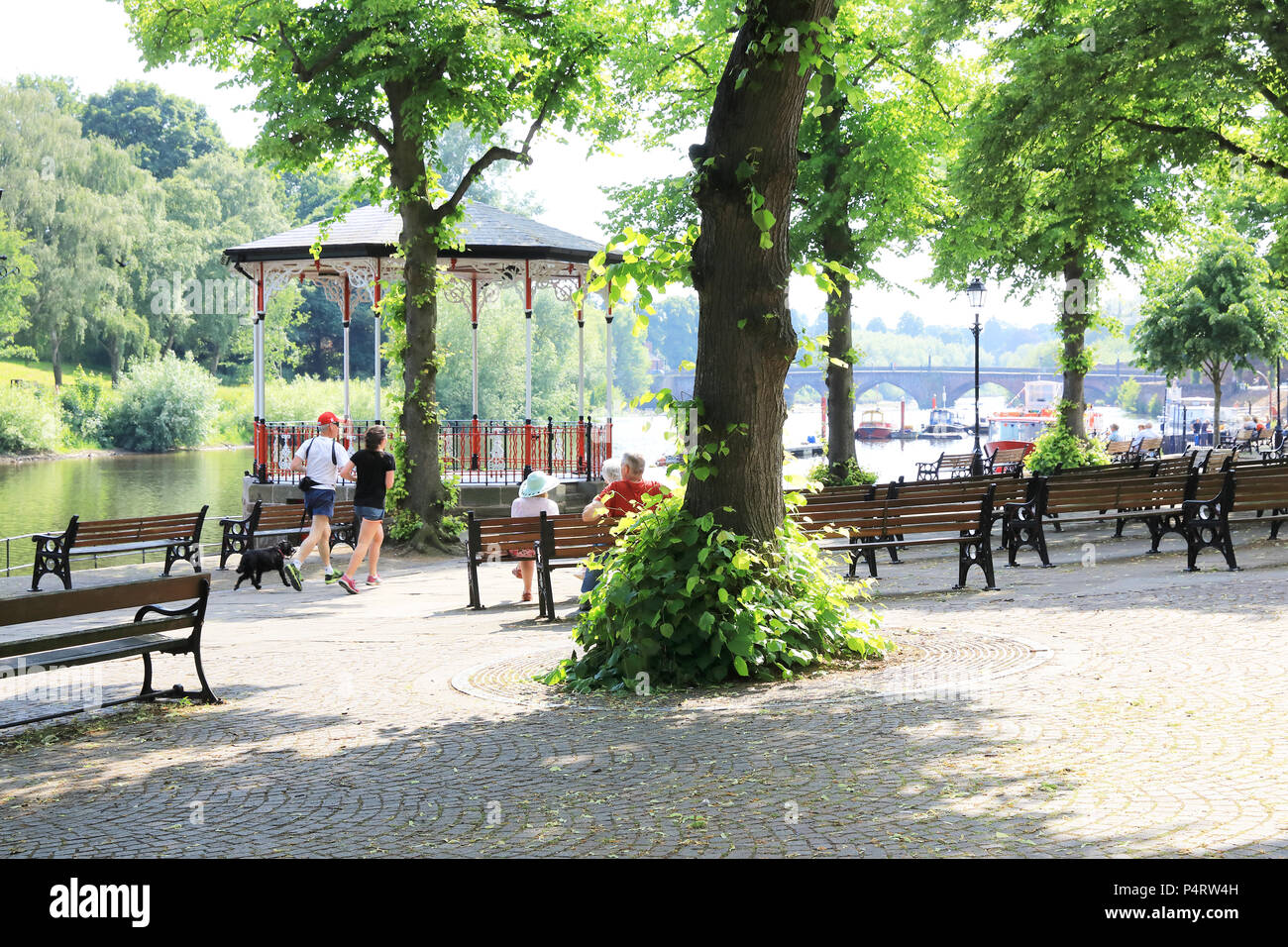 Groves river dee chester cheshire hi-res stock photography and images ...