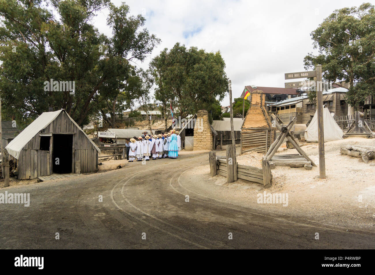 Sovereign Hill is an open air museum in Golden Point, a suburb of ...