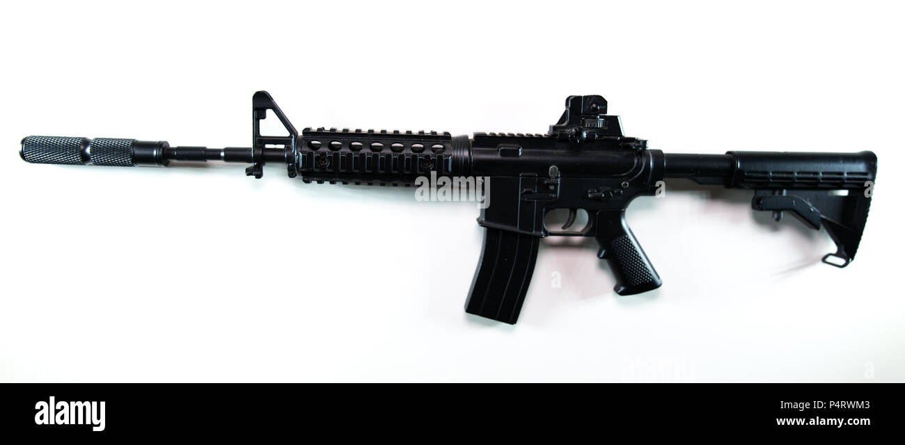 Military assault rifle Stock Photo - Alamy