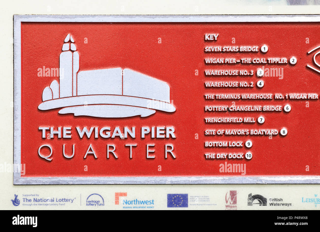 Wigan pier sign hi-res stock photography and images - Alamy