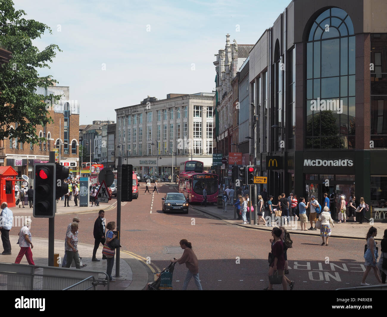 BELFAST, UK - CIRCA JUNE 2018: View of the city of Belfast Stock Photo ...
