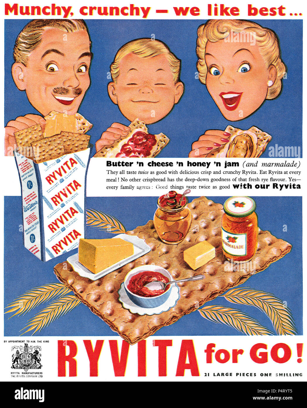 50s advertising family hi-res stock photography and images - Alamy