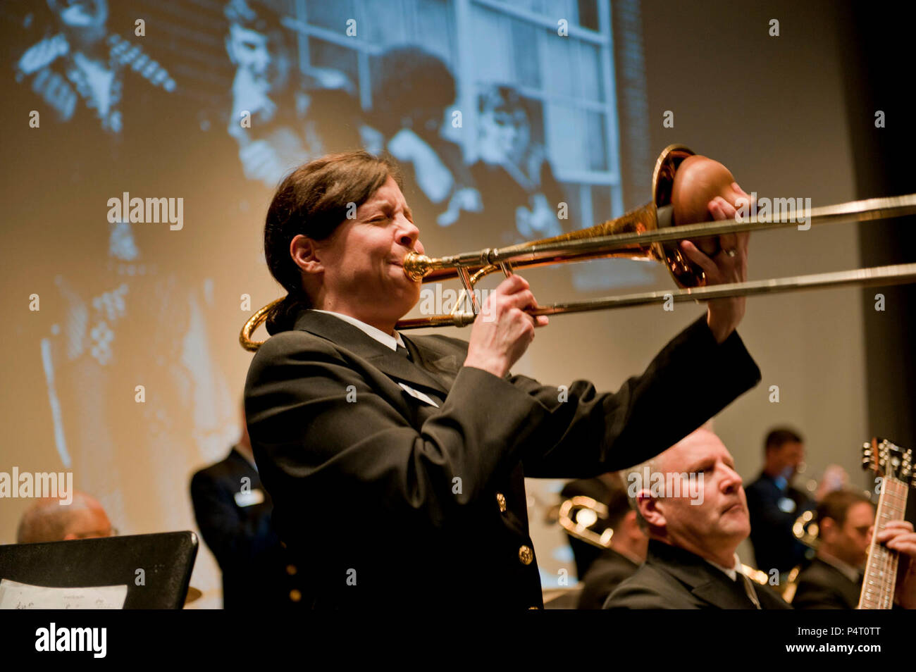 Krupa trombone navy memorial washington commodores arleigh burke hi-res ...