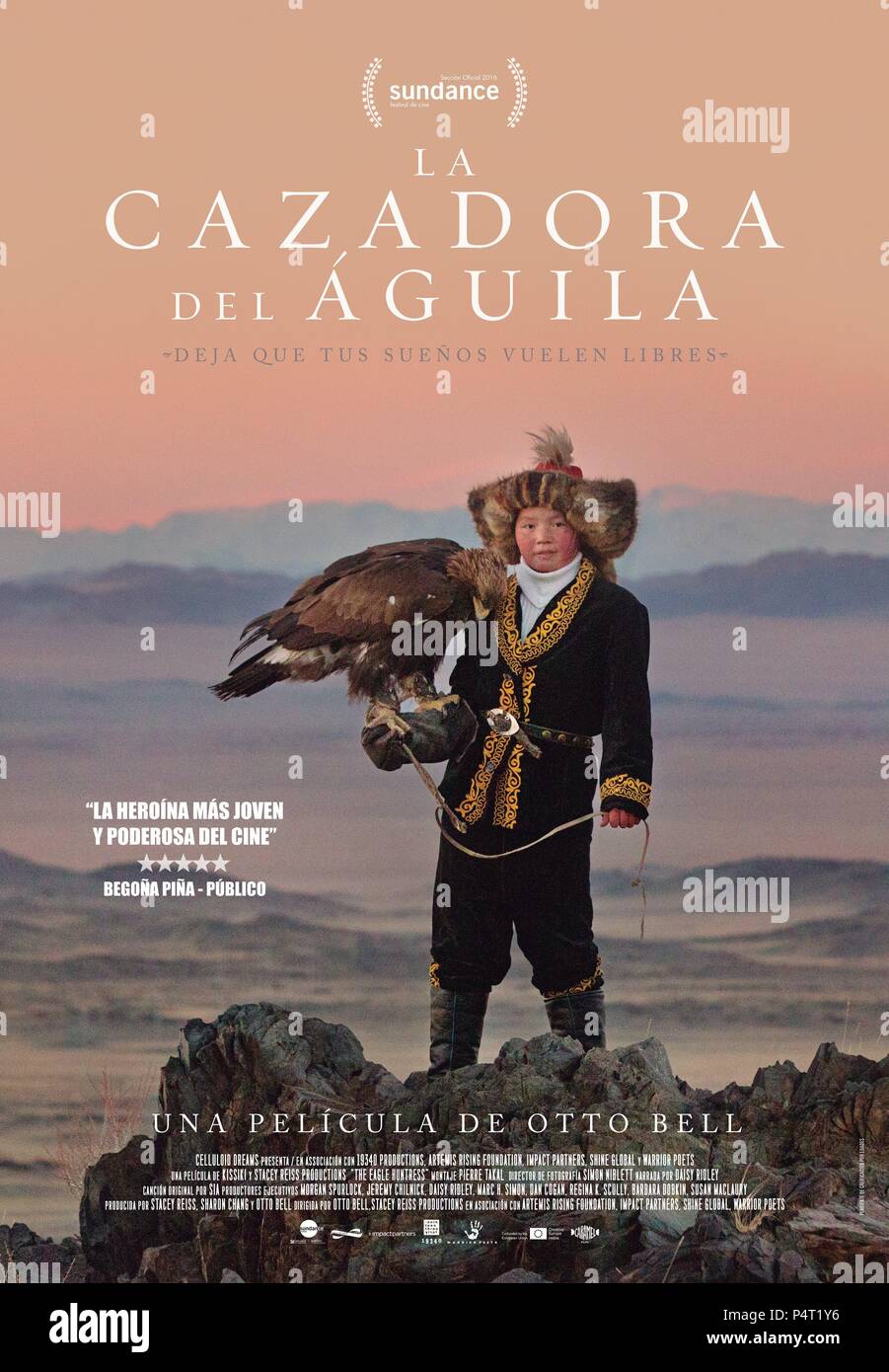 Original Film Title: THE EAGLE HUNTRESS. English Title: THE EAGLE ...