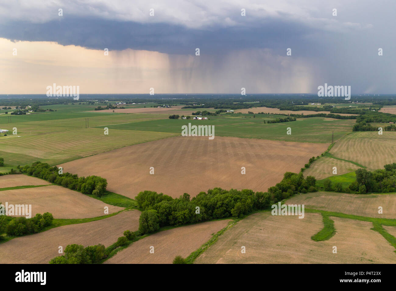 Summer storm aerial hi-res stock photography and images - Alamy