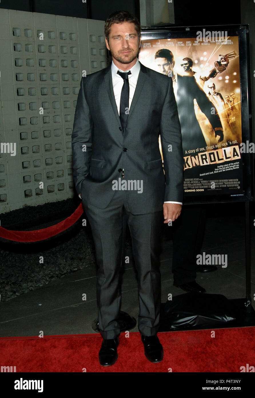 Gerard Butler - Rock N Rolla Premiere at the Arclight Theatre in Los ...