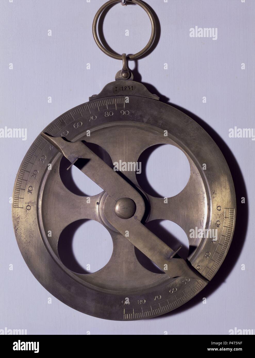 Columbus Room : Astrolabe of the period of the American discovery. 15th ...
