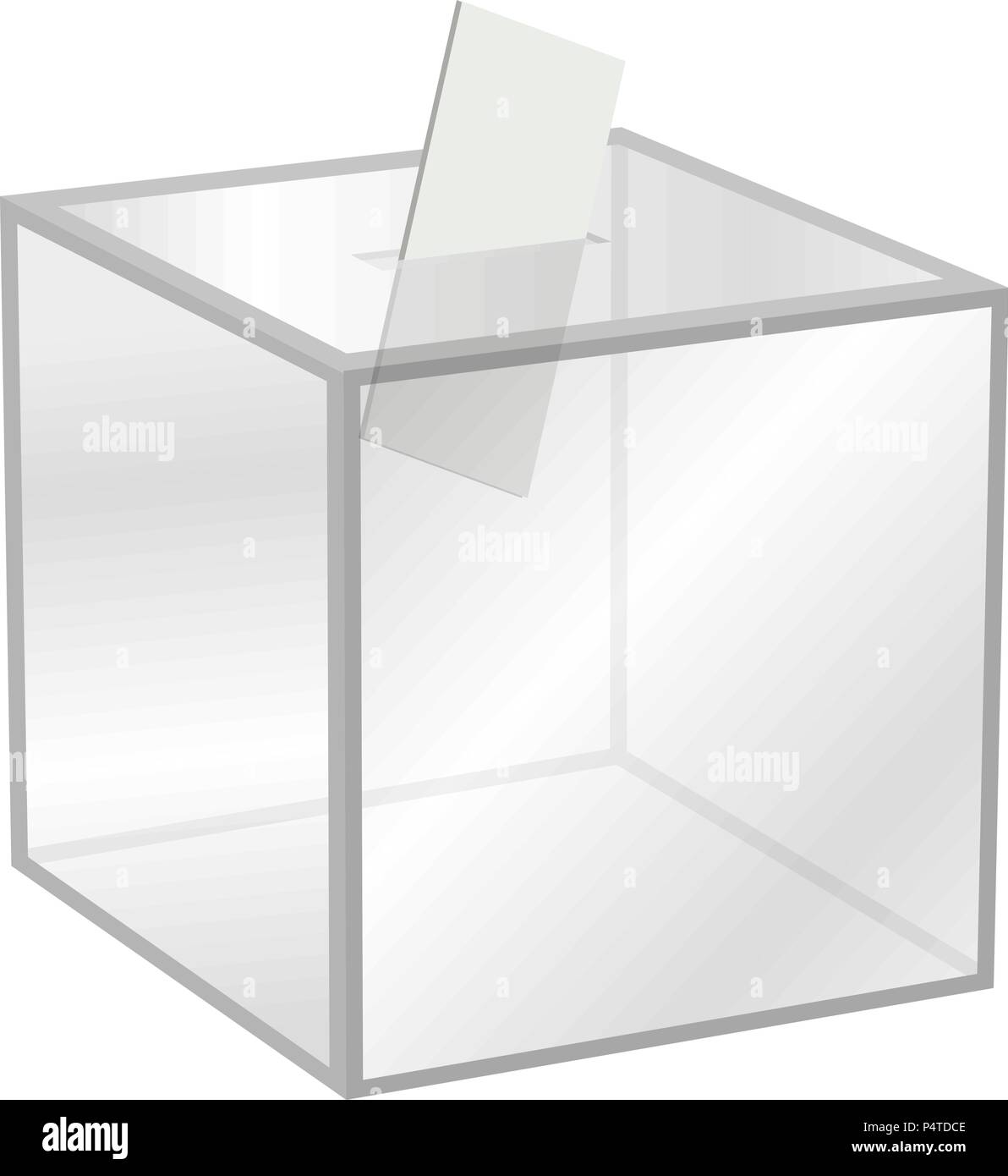 Election box mockup, realistic style Stock Vector Image & Art - Alamy