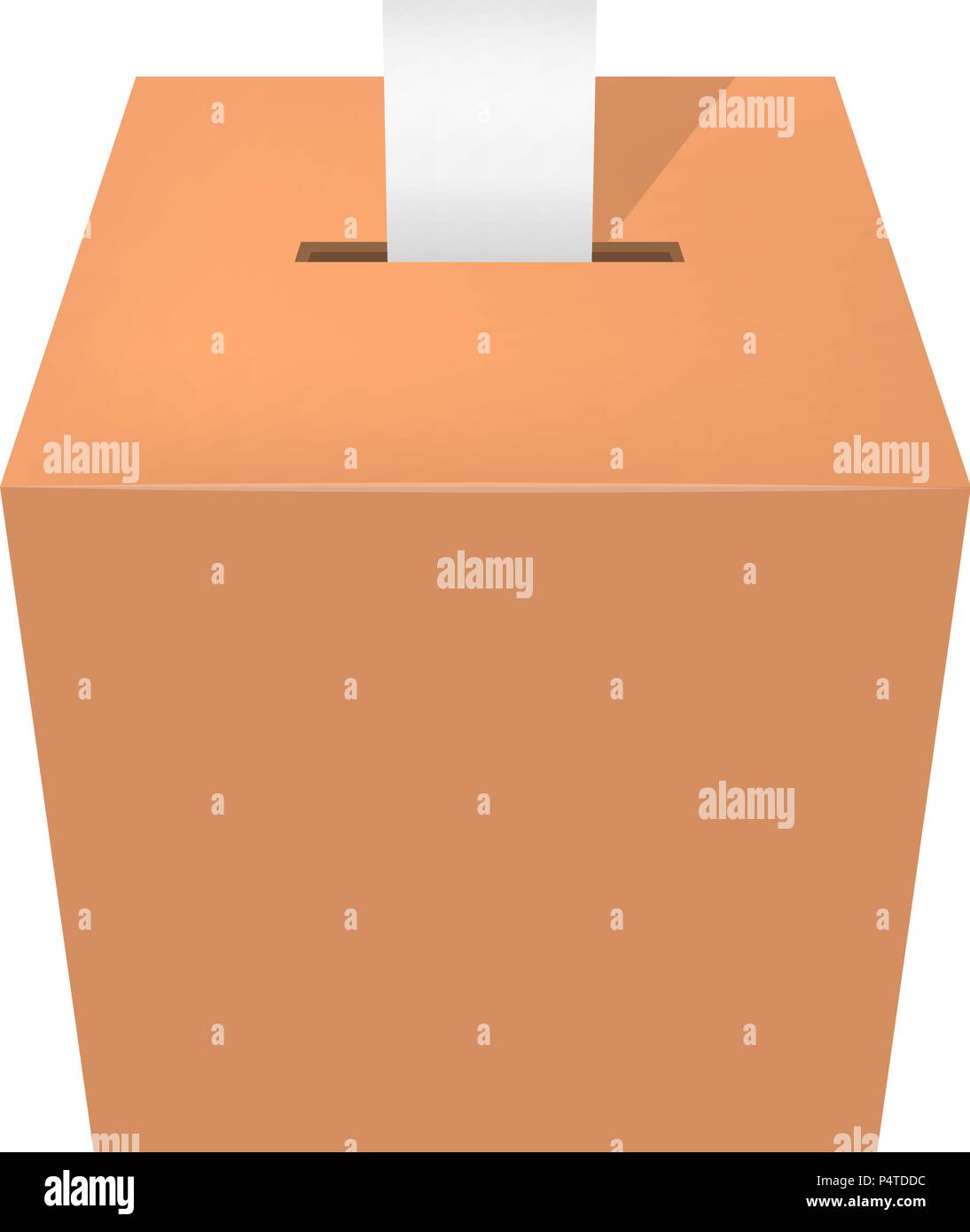 Ballot box mockup, realistic style Stock Vector Image & Art - Alamy