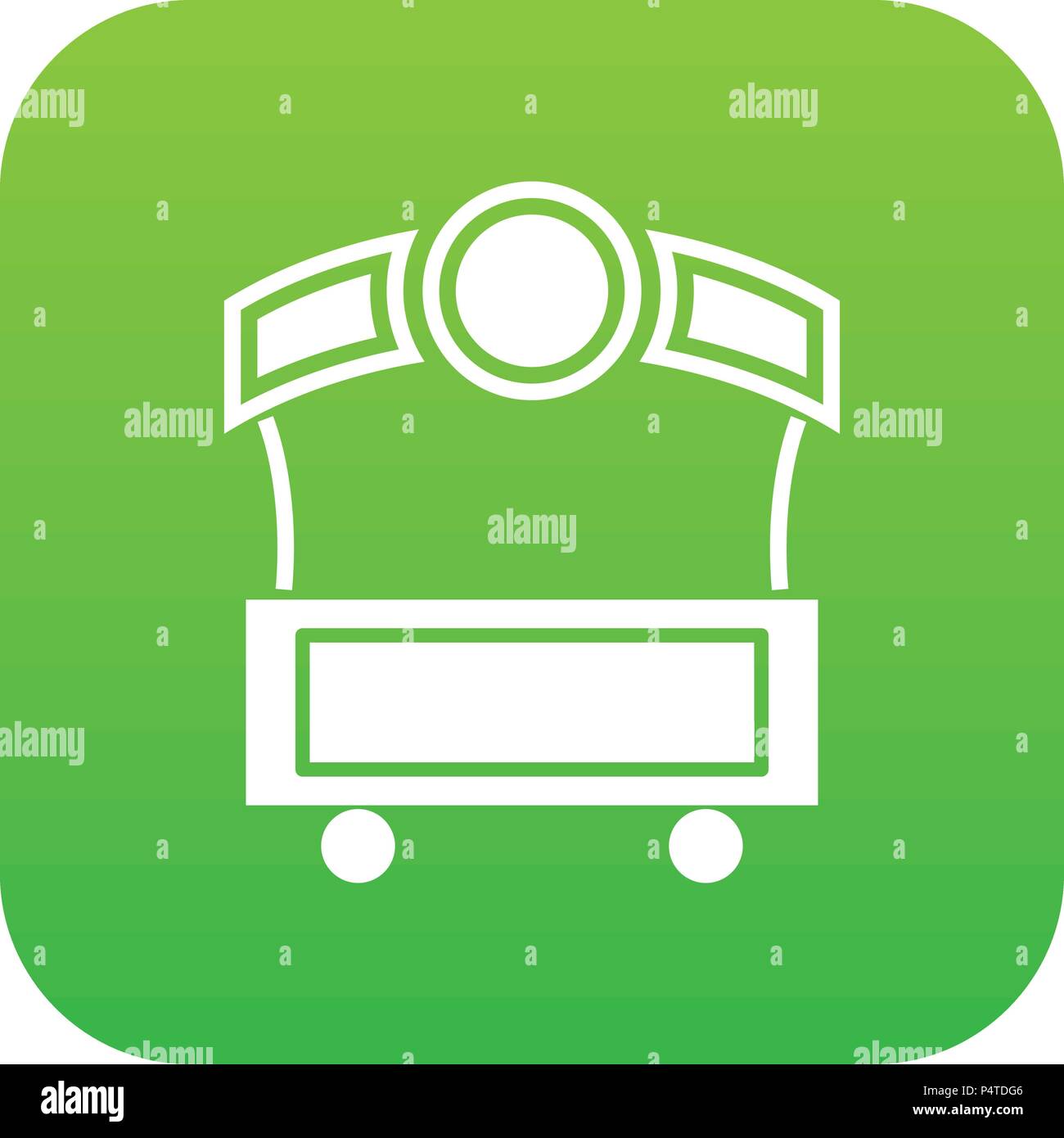 Festival stall icon green vector Stock Vector Image & Art - Alamy