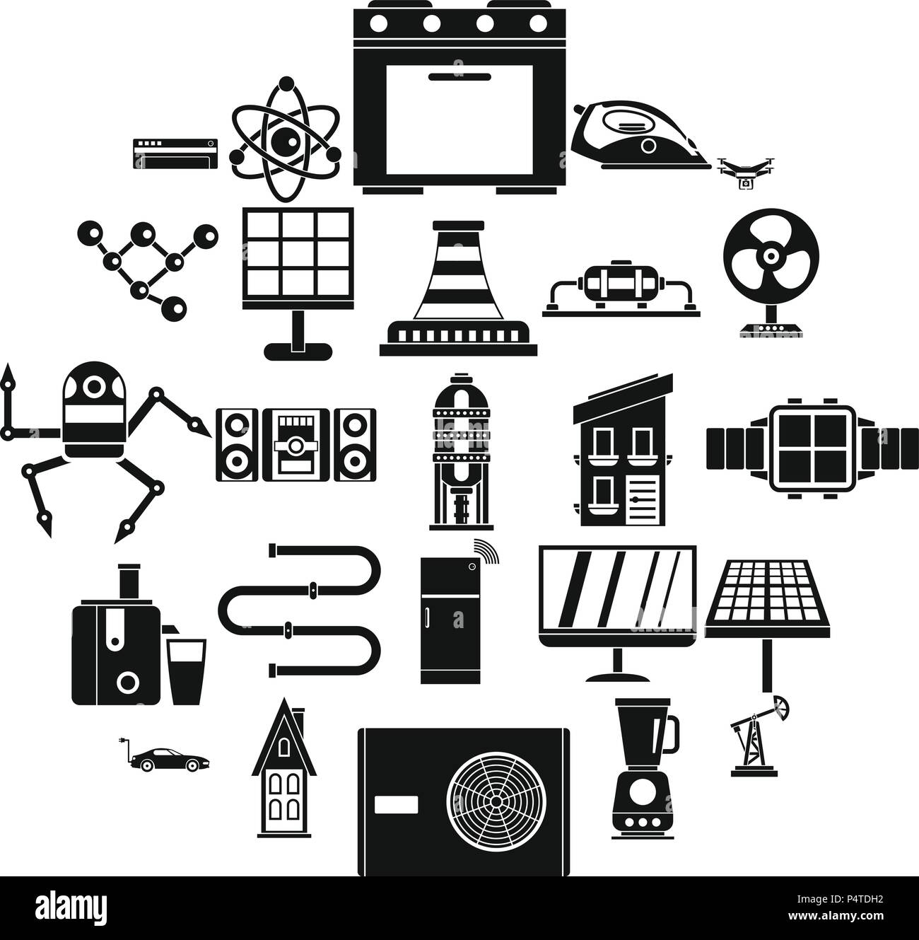 Electricity transmission transfer Stock Vector Images - Alamy