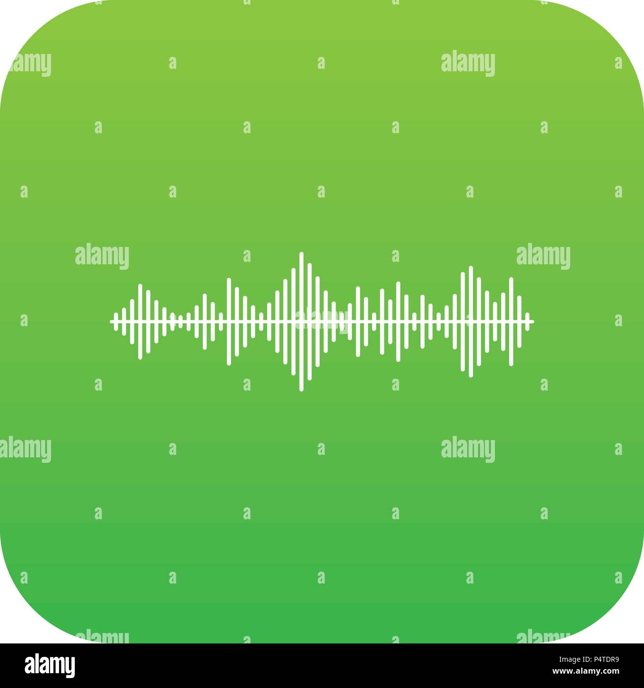 Musical pulse icon digital green Stock Vector Image & Art - Alamy