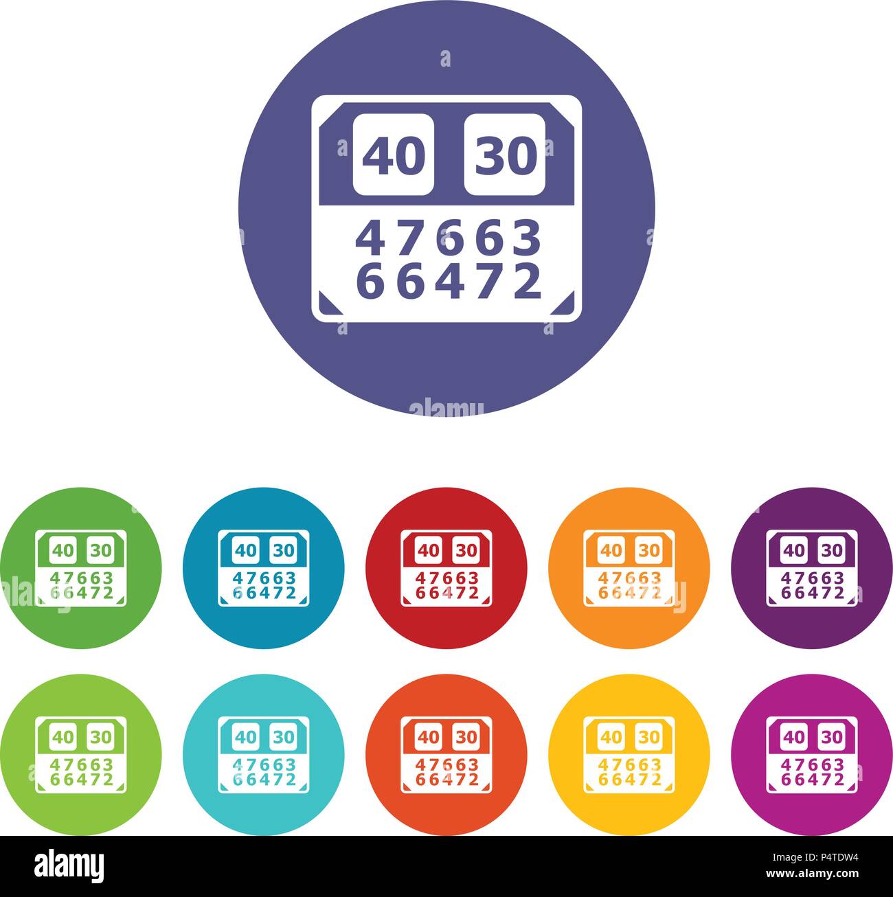 Electronic timetable display Stock Vector Images - Alamy