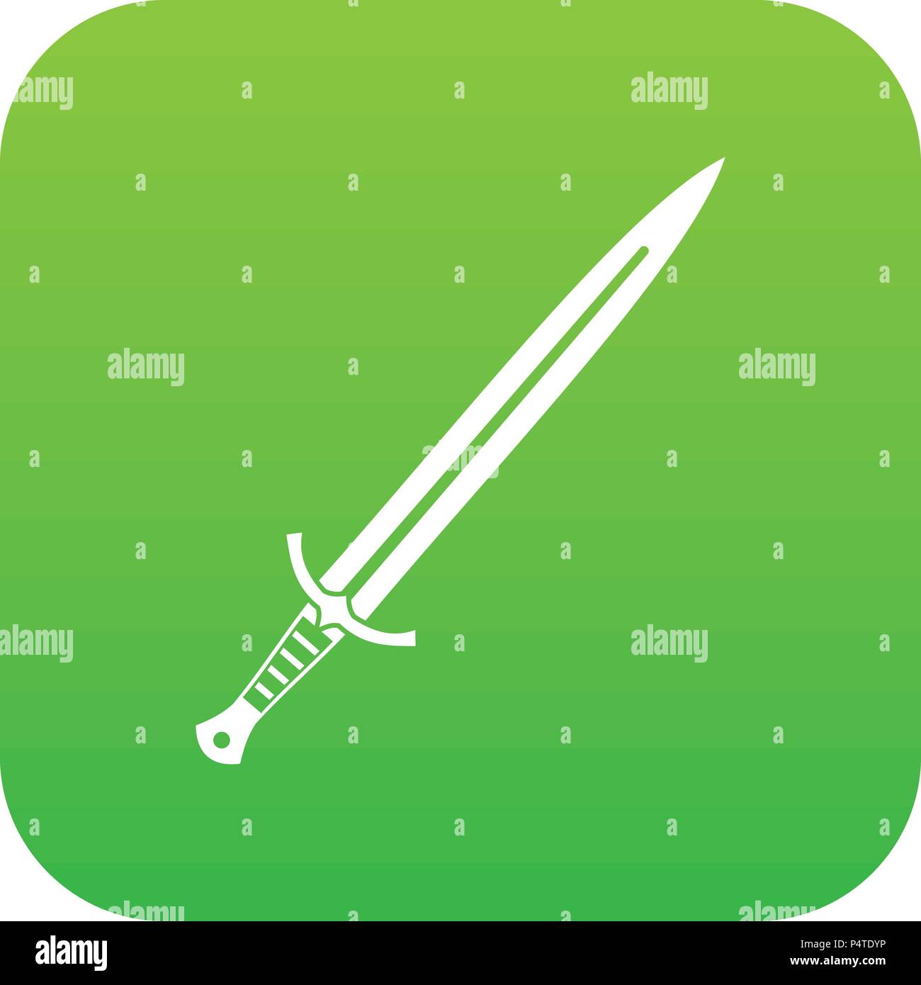 Long sword icon digital green Stock Vector Image & Art - Alamy
