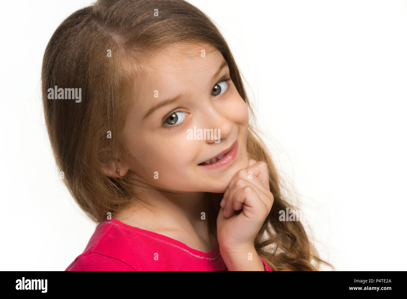 Young serious thoughtful sad teen girl Stock Photo - Alamy