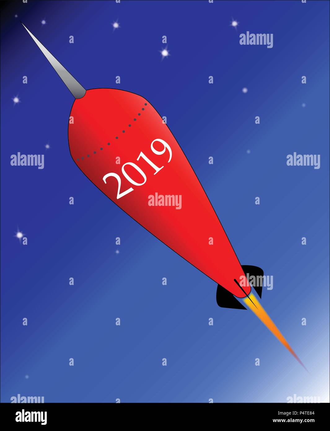 Cartoon rocket ship hi-res stock photography and images - Alamy