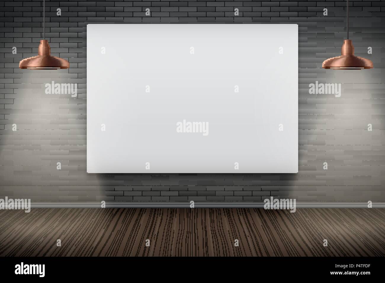 Brick wall information sign Stock Vector Images - Alamy