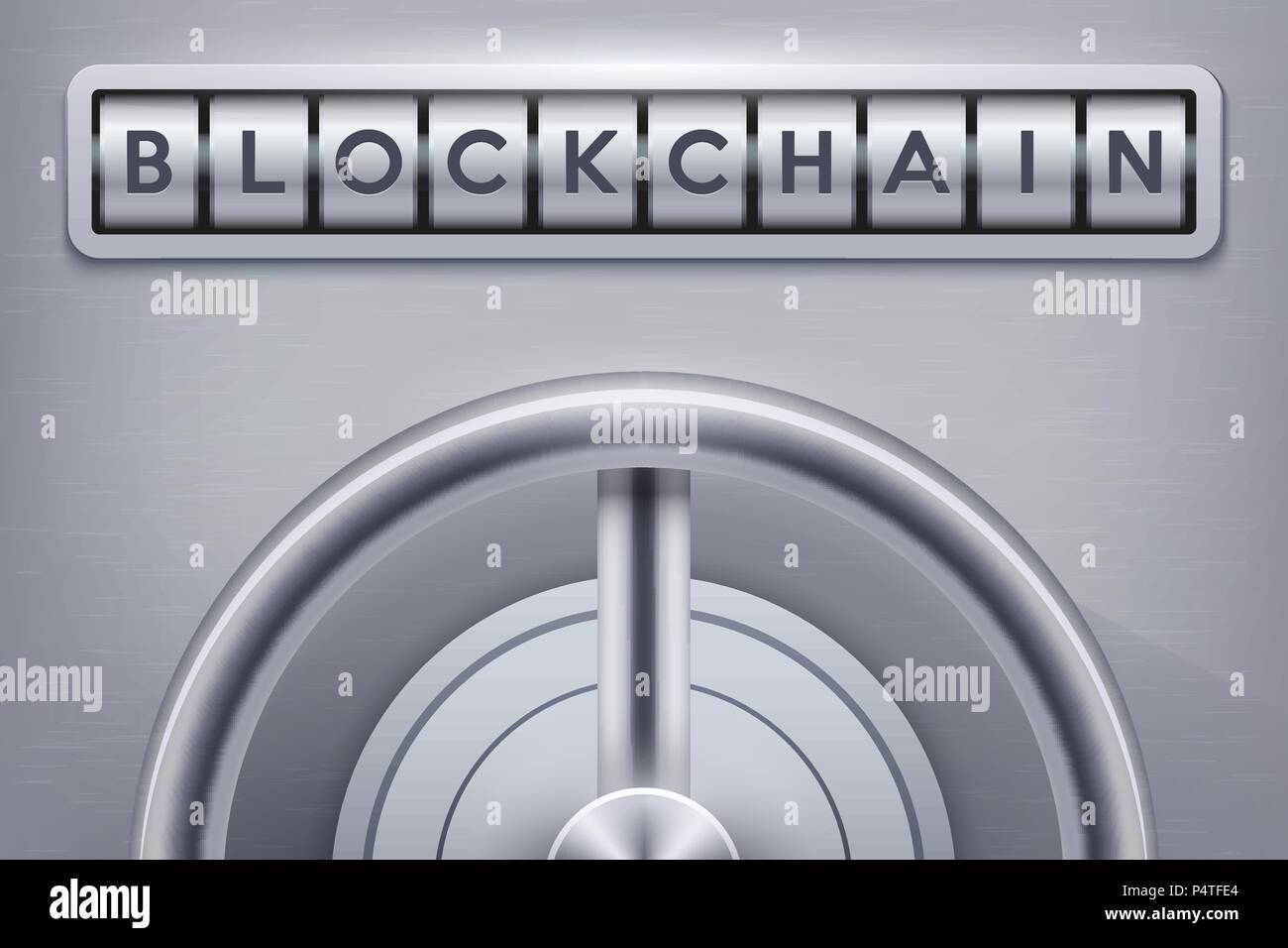 Safe with blockchain lock Stock Vector Image & Art - Alamy