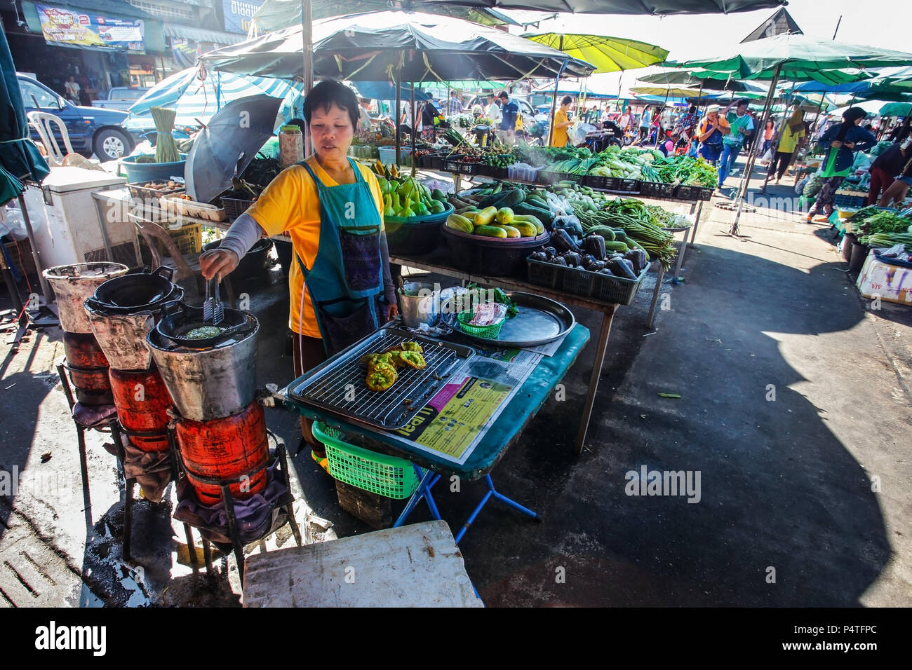 Mobile Market Stall Street Food Kitchen High Resolution Stock ...