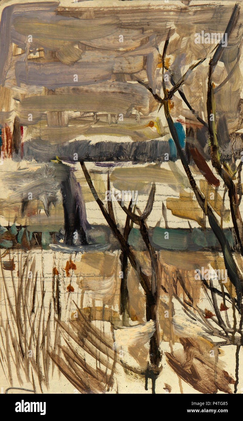 landscape, oil painting, hand made Stock Photo - Alamy