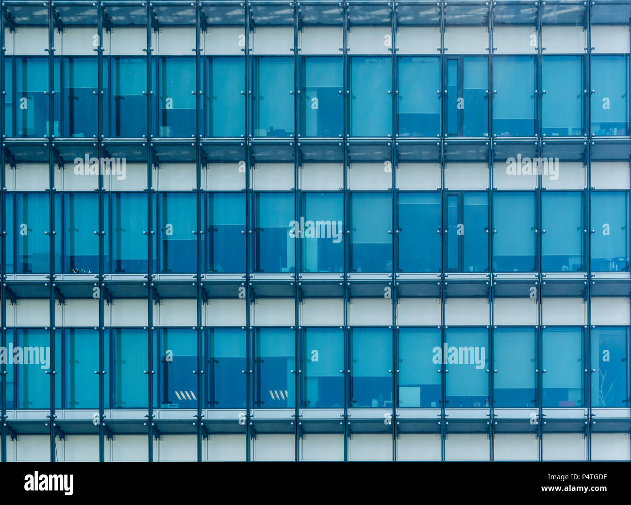 Facade of modern contemporary building, office building, business ...