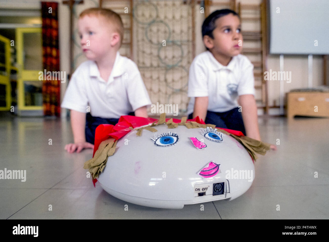 Roamer Robot at Chantry School, Bexhill-on-Sea Stock Photo - Alamy