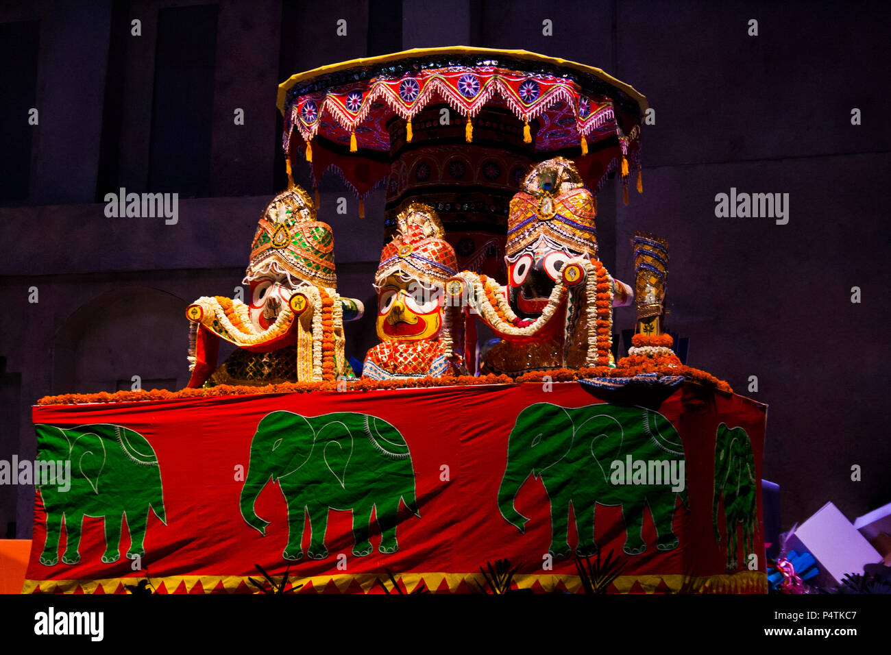 Statues of lord Jaganath Stock Photo - Alamy