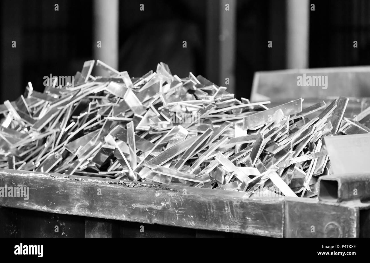 Metal melting recycling Black and White Stock Photos & Images - Alamy
