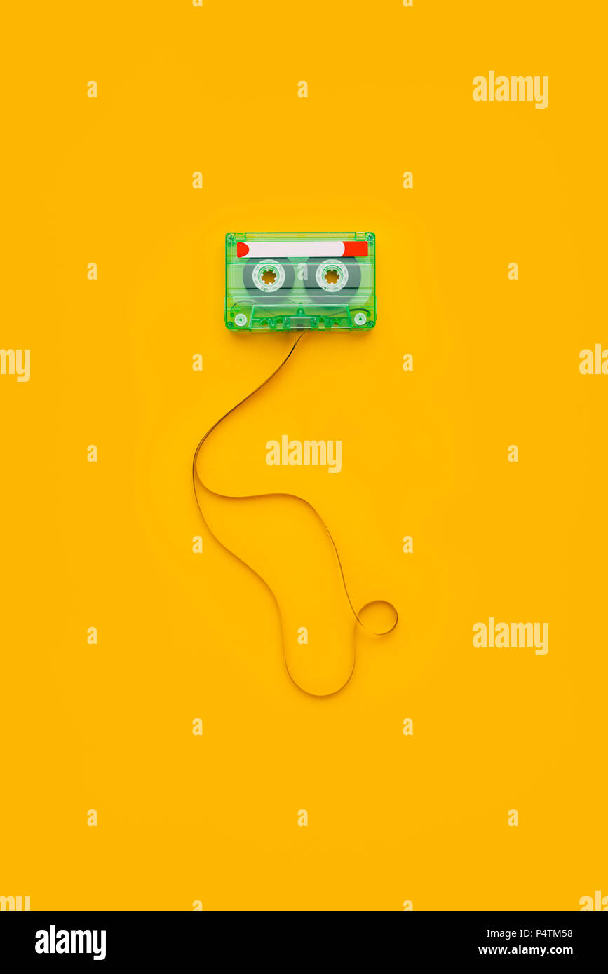 Tangled cassette tape hi-res stock photography and images - Alamy