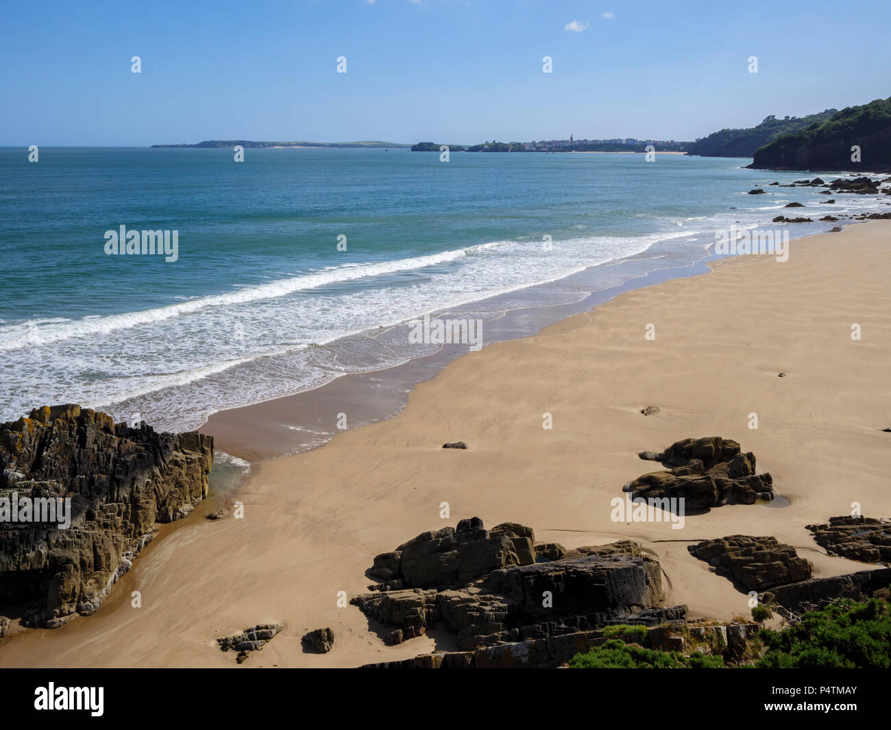 Monkstone beach hi-res stock photography and images - Alamy