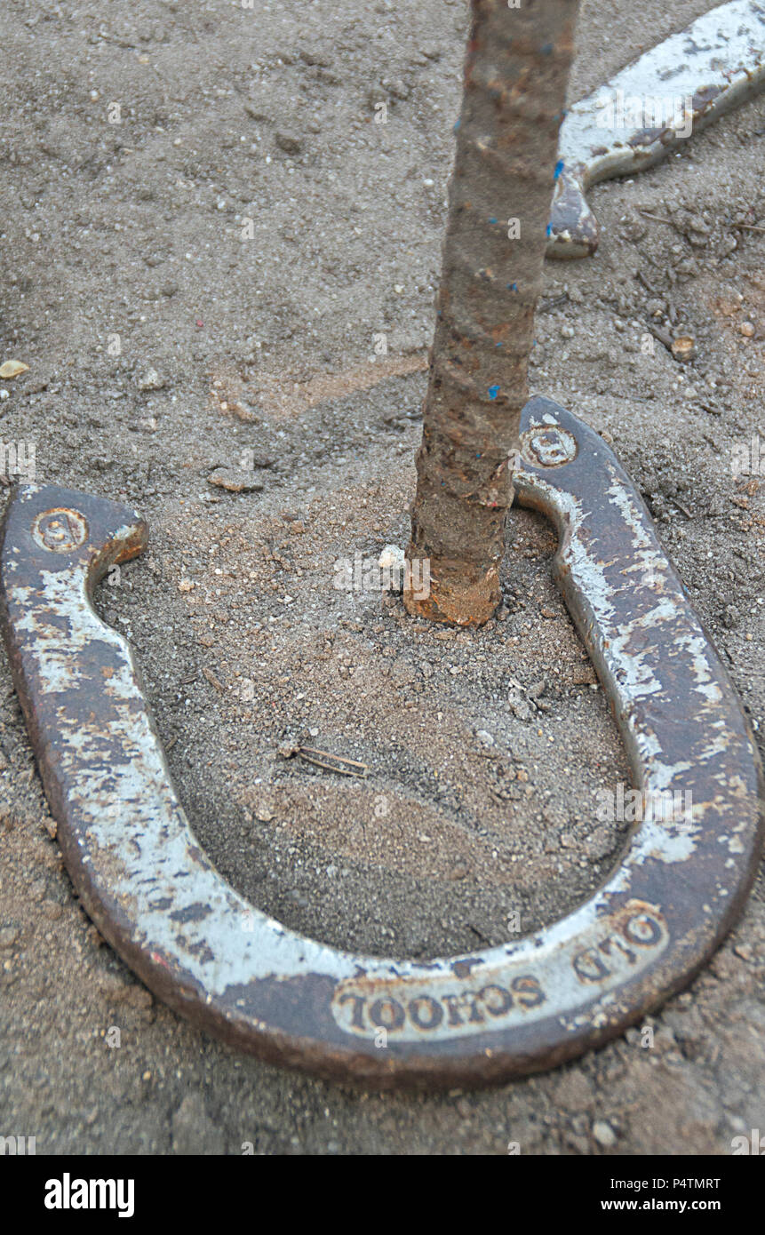 Game of horseshoes hi-res stock photography and images - Alamy