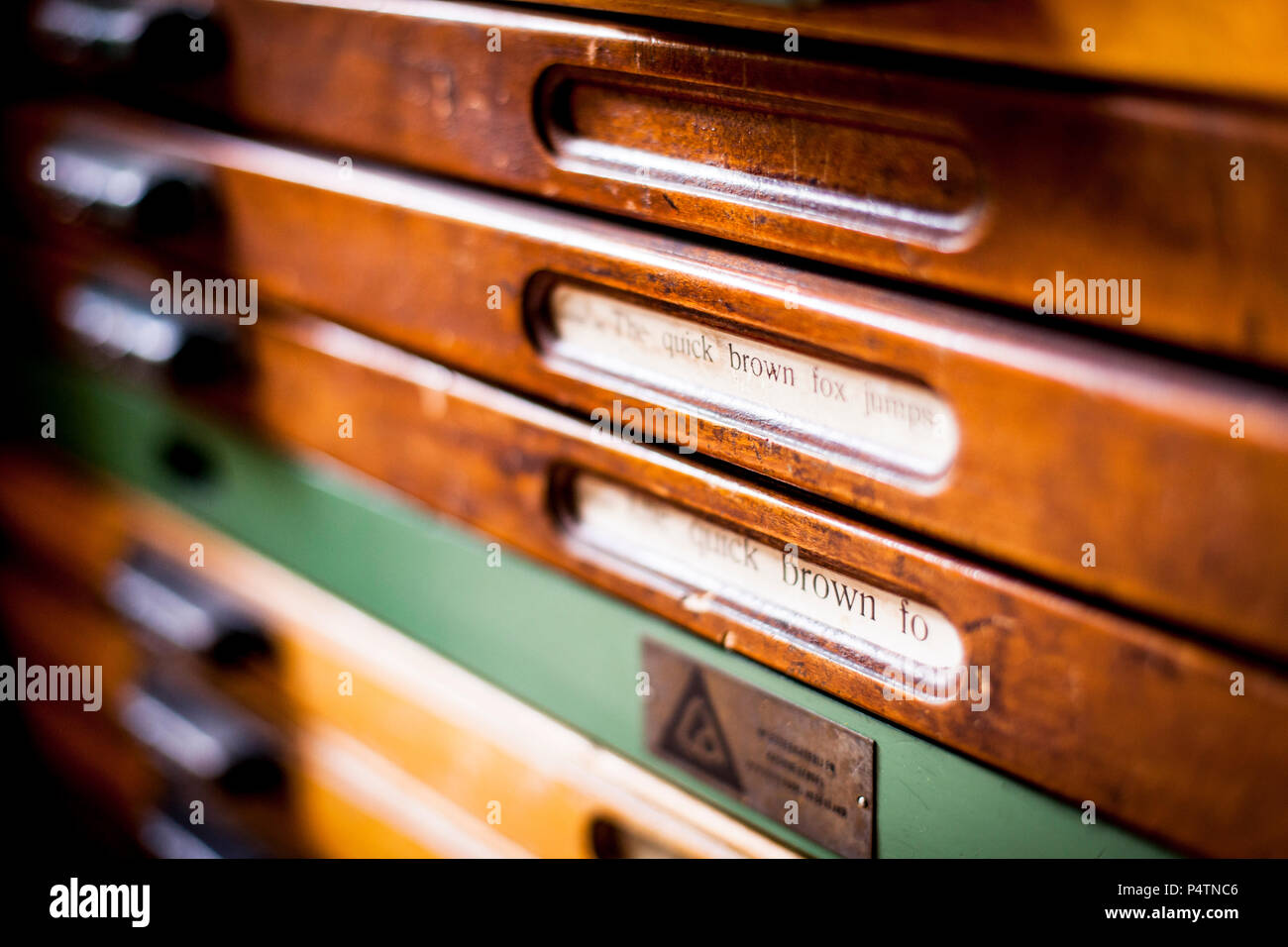 Printing type case hi-res stock photography and images - Alamy