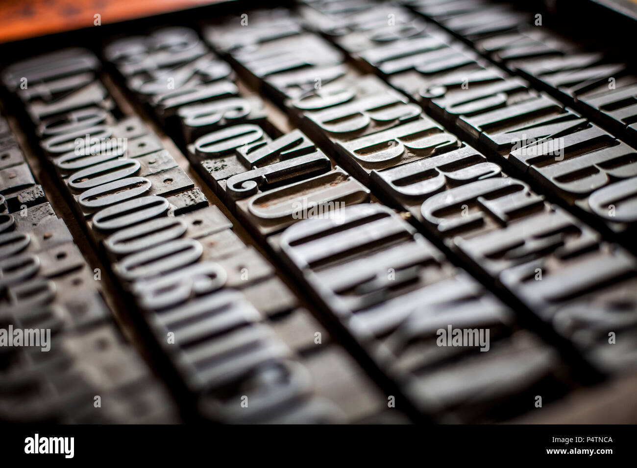 Printing type case hi-res stock photography and images - Alamy