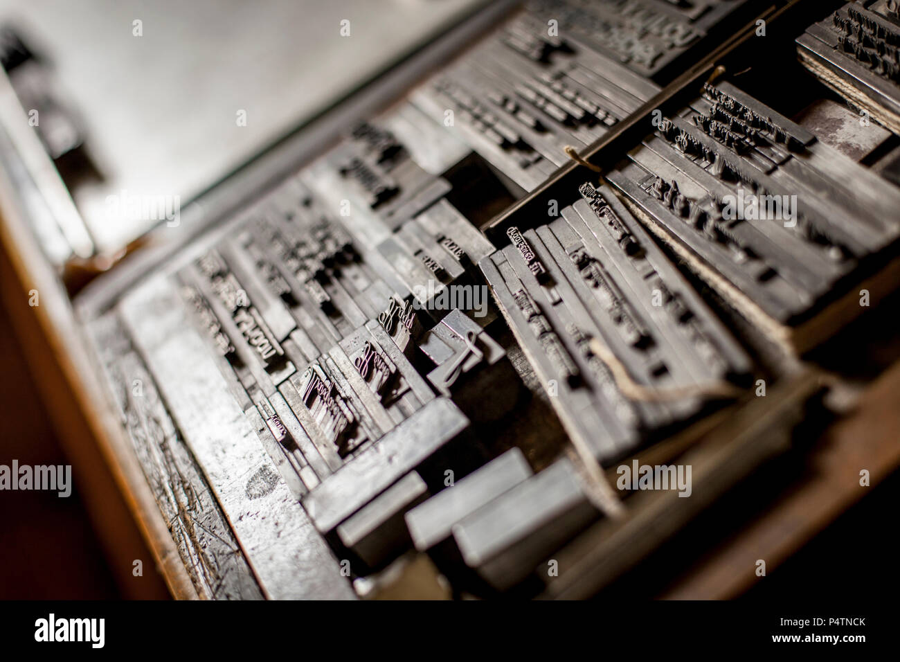 Printing type case hi-res stock photography and images - Alamy