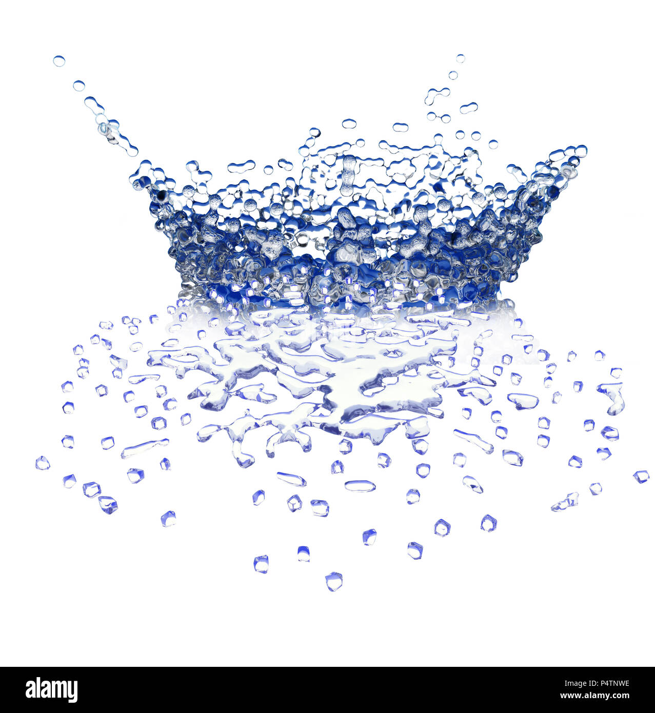 Water drop ripple top view hi-res stock photography and images - Alamy