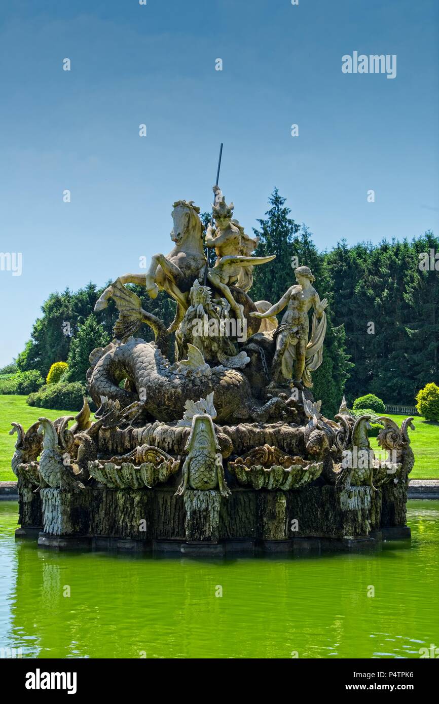 The Perseus and Andromeda Fountain at Witley Court, Great Witley ...