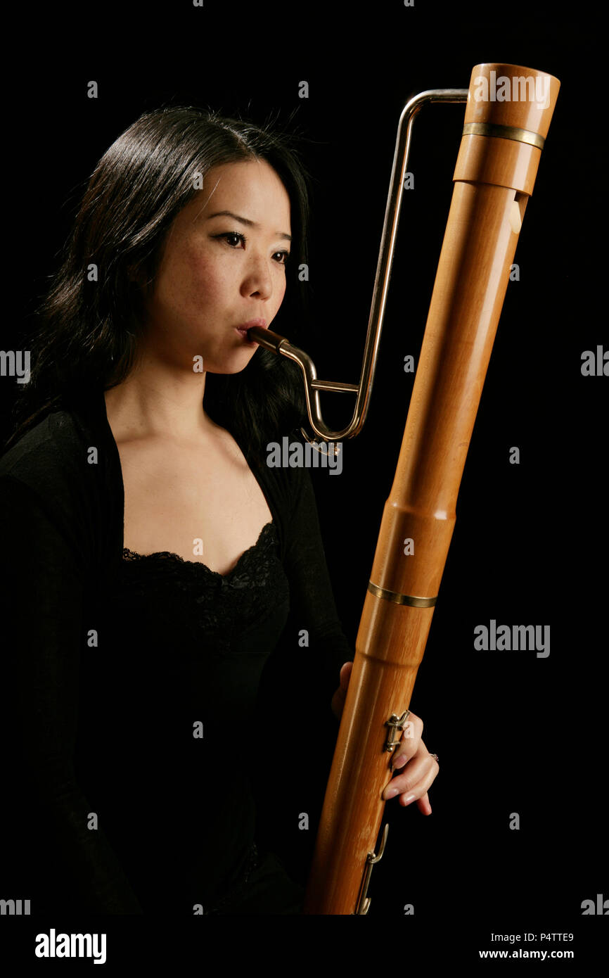 Young Woman Playing Recorder High Resolution Stock Photography and ...